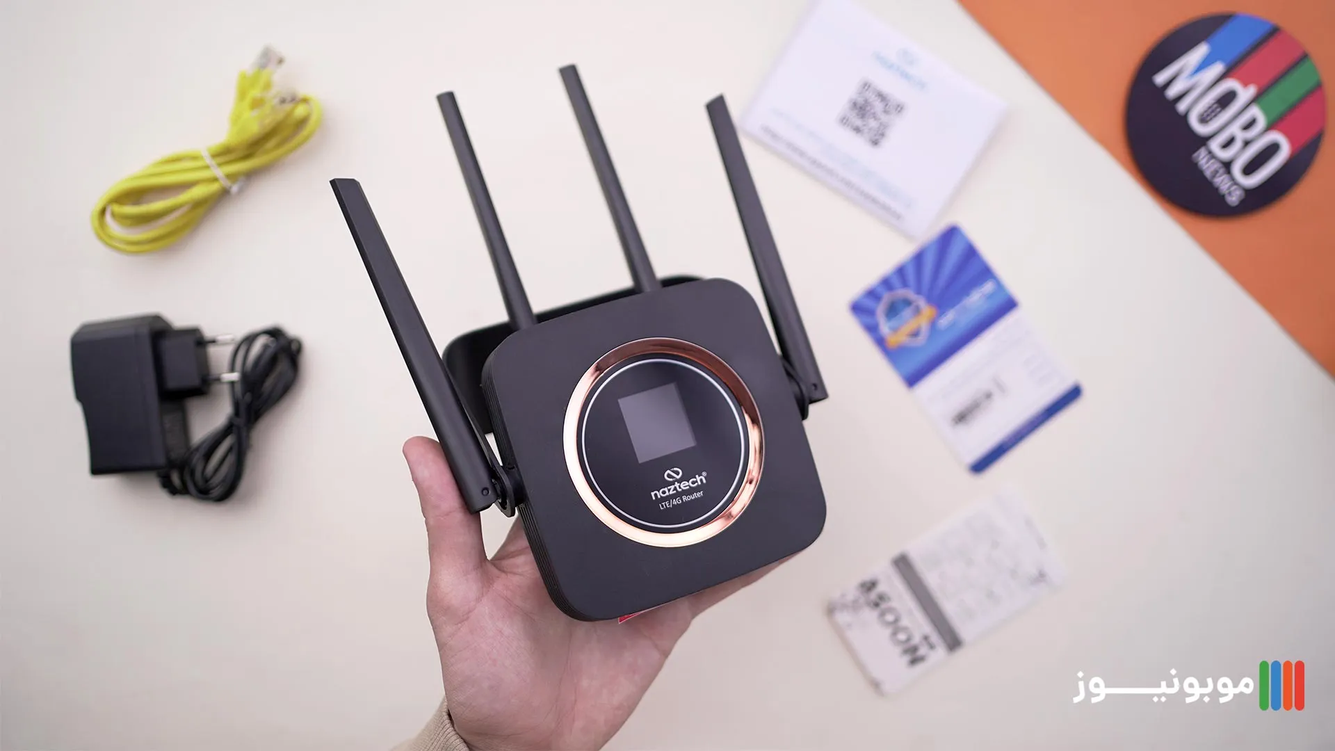 بررسی مودم سیم کارتی Naztech 99DX 4G - موبونیوز