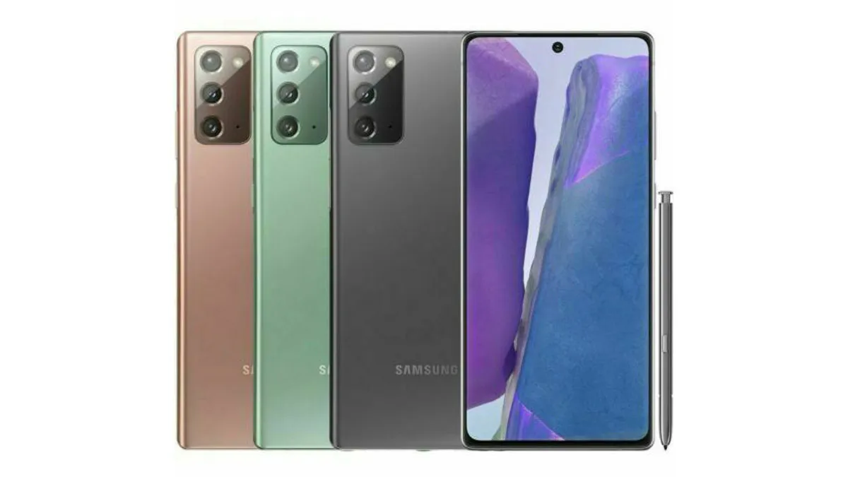 قیمت گوشی samsung note 20 (سامسونگ گلکسی نوت 20 5جی) در ۲۶ آذر