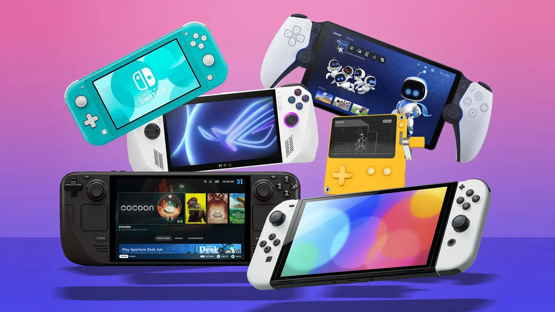 بهترین کنسول های دستی (سوییچ، استیم دک و راگ الای)